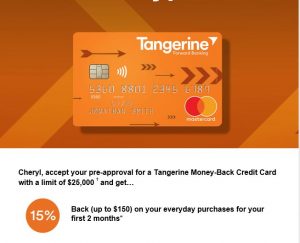 Applying for a Tangerine Bank Mastercard Credit Card - The Lifestyle Digs